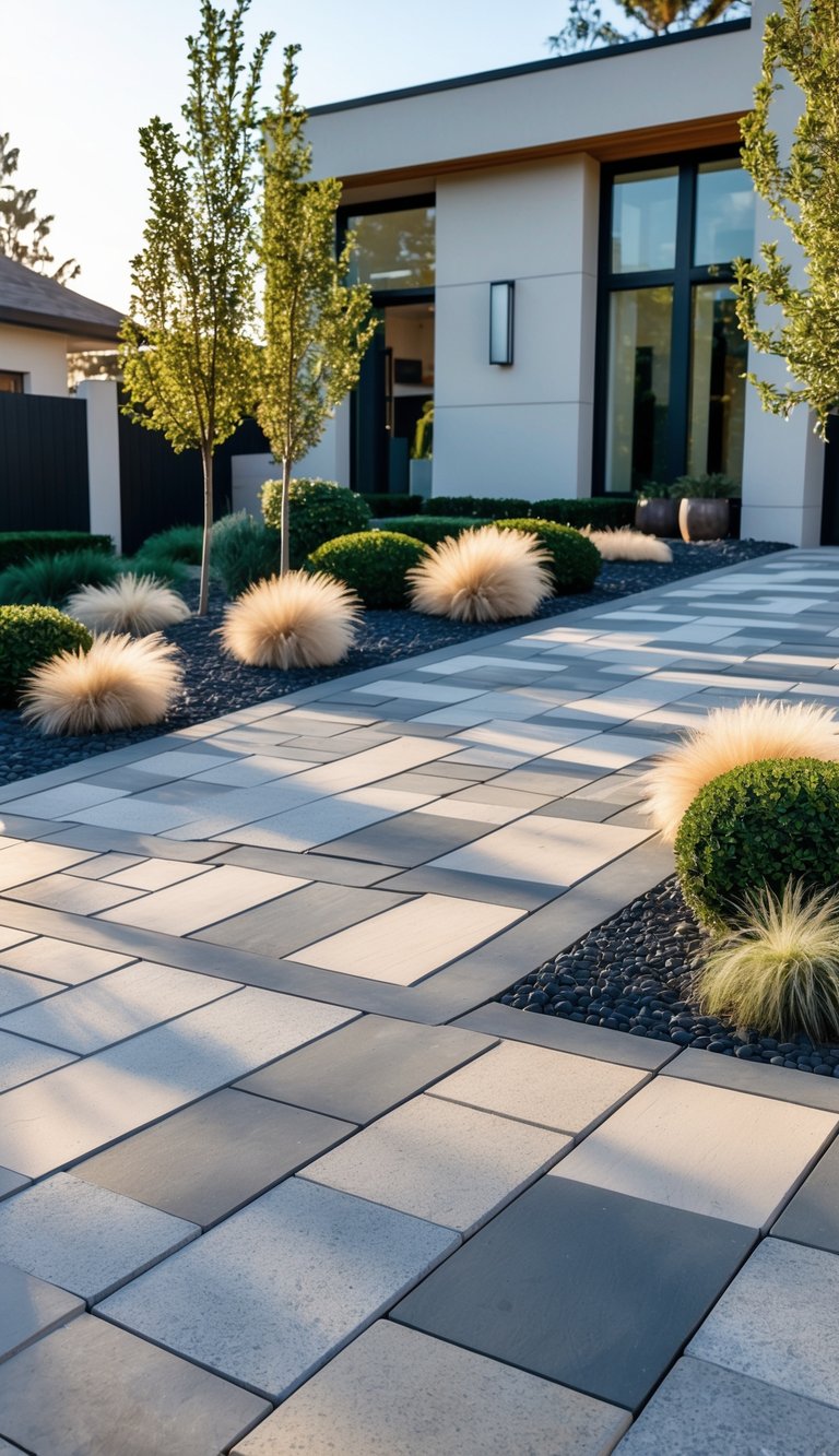 10 Driveway Landscaping Ideas to Boost Curb Appeal - Garden Aesthetic